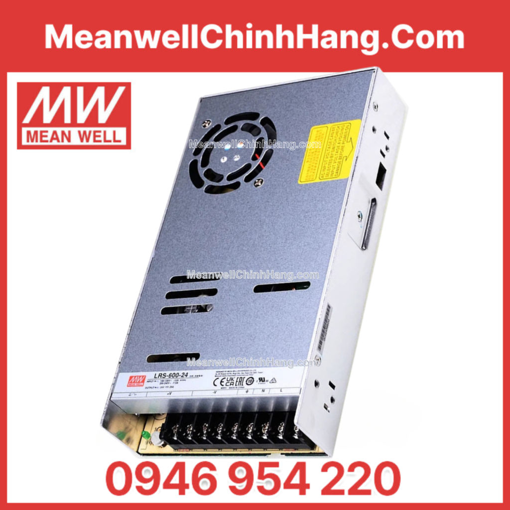 Nguồn Meanwell LRS-600-24 - Meanwell Chính Hãng