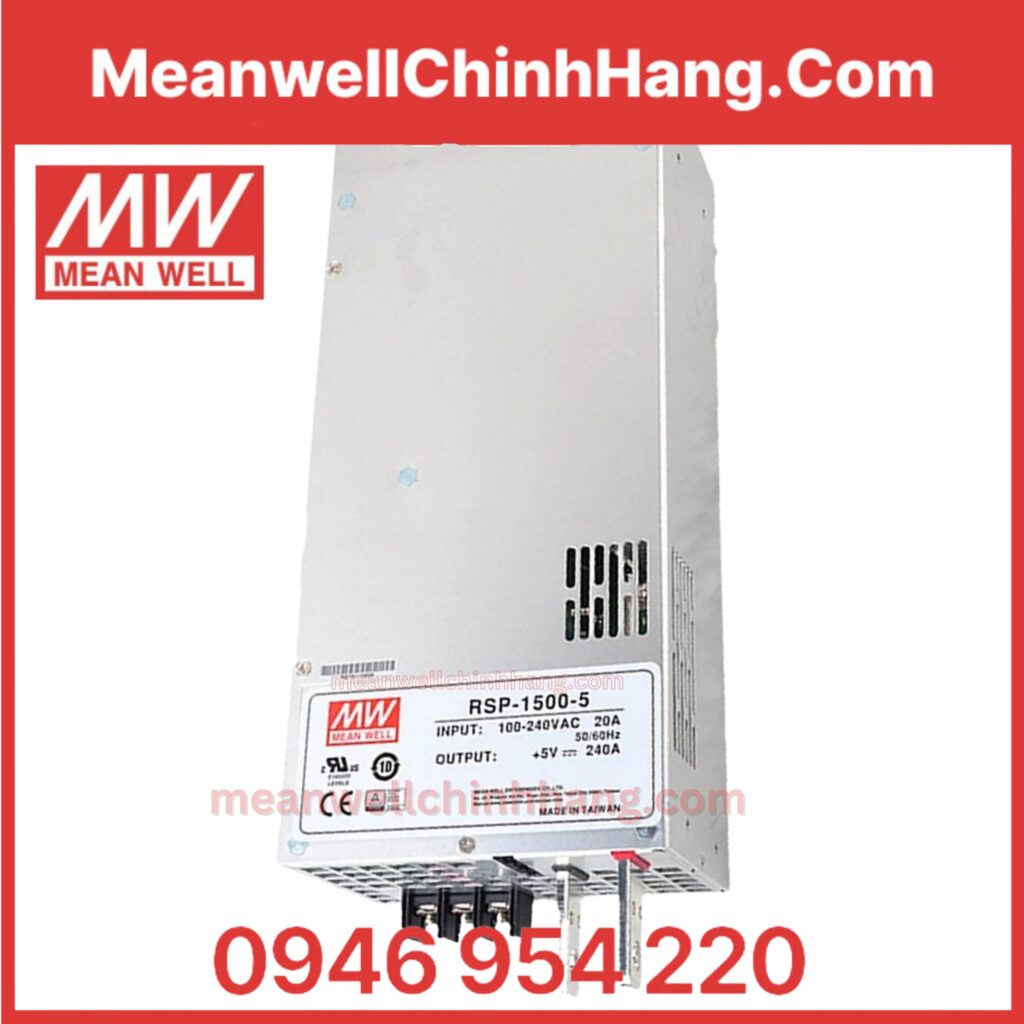 Nguồn Meanwell RSP-1500-5 - Meanwell Chính Hãng